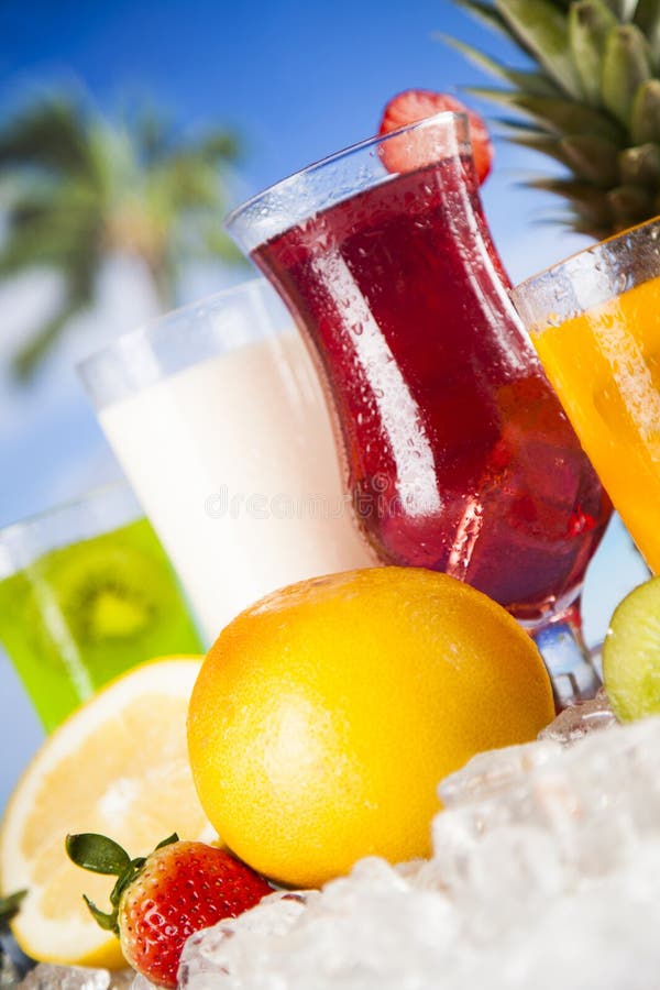 Exotic summer drinks stock image. Image of glass, latin - 115417307