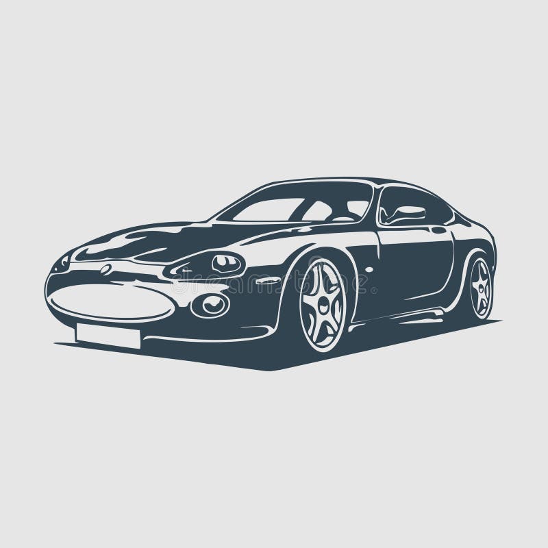 Exotic super car stock vector. Illustration of transportation - 373968261