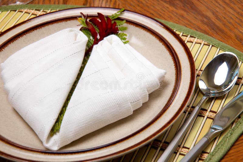 Exotic theme table setting stock image. Image of events - 14523169