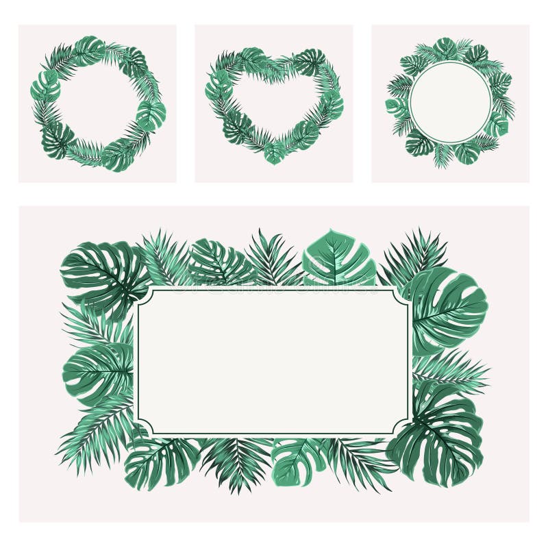 Tropical Border Templates