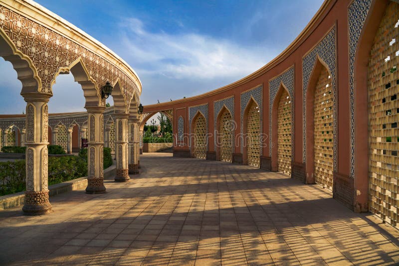 Exotic, Unique Architecture. Stock Photo - Image of courtyard, city ...