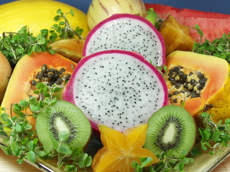 Exotisch fruit stock afbeelding. Image of voeding, tropisch - 1134179