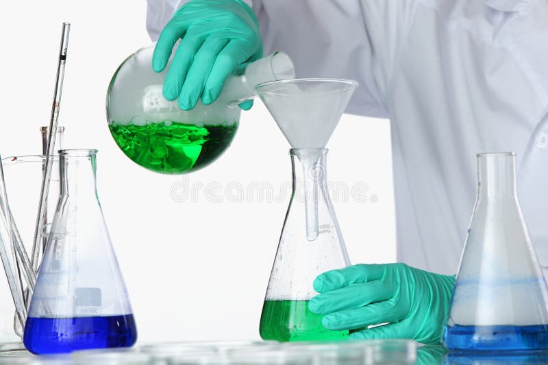 Expérience chimique image stock. Image du analyser, glace - 19453153