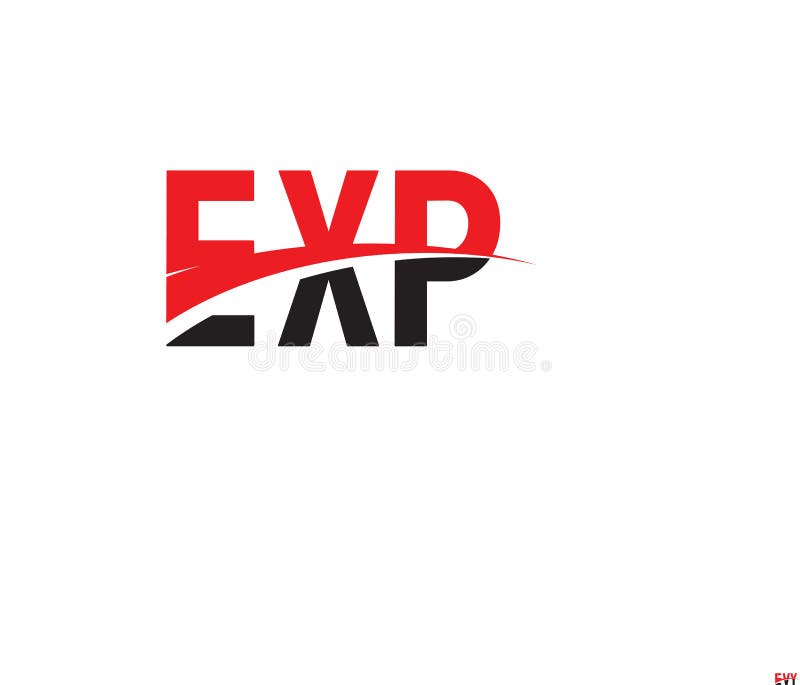 EXP Letter Initial Logo Design Vector Illustration Stock Vector ...