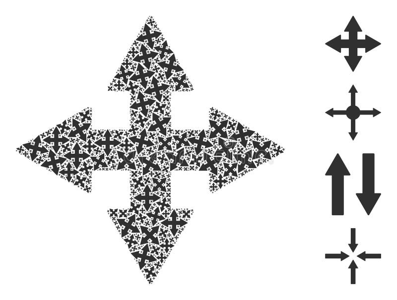 Expand Arrows Flat Icon Vector Stock Vector - Illustration of pictogram ... Expand Arrows Flat Icon Vector Stock Vector - Illustration of pictogram ...