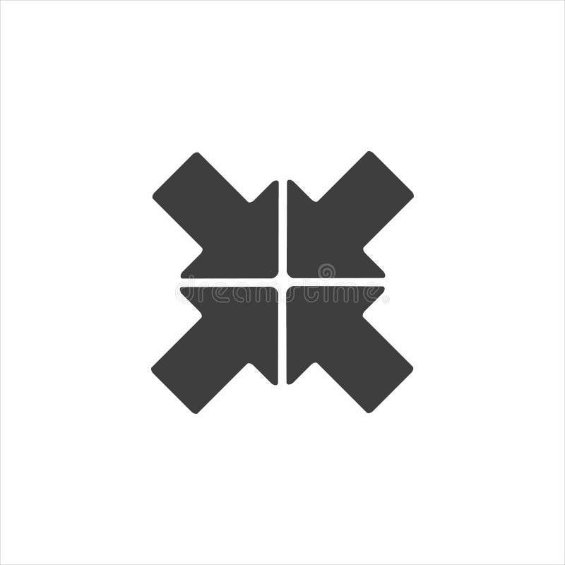 Enlarge Icon with Outline Style Isolated on White Background. Vector ...