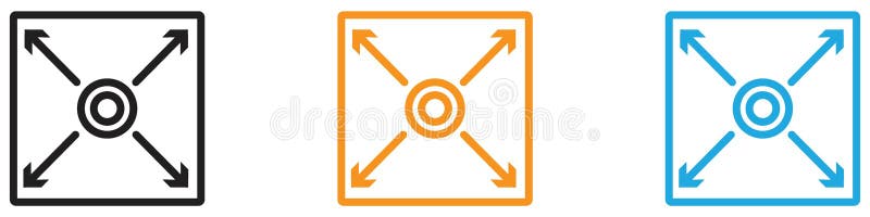 Expand Vector Logo Set Collection for Web App Ui Stock Vector ...