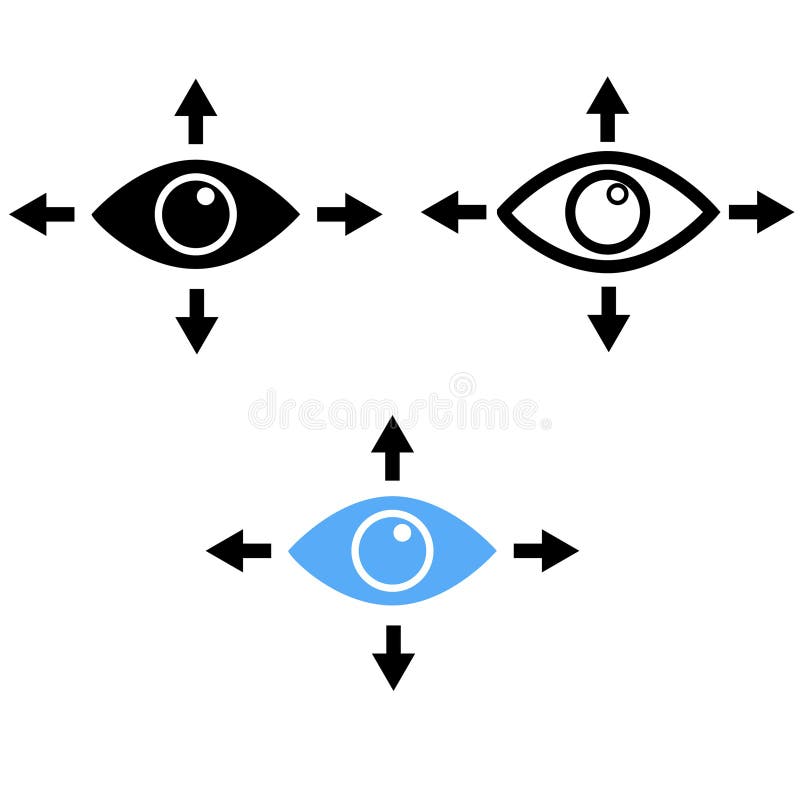 Expand View Icon. Full Screen Size Sign. Directional View Symbol. Flat ...