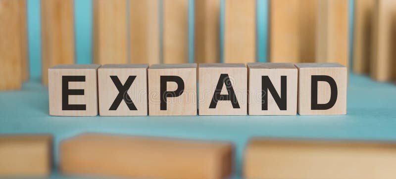 Expand word on paper stock photo. Image of signs, choice - 275000688