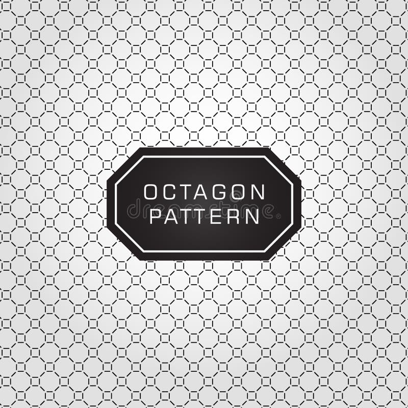 Expandable Geometric Octagon Line Pattern Background and Texture Vector ...