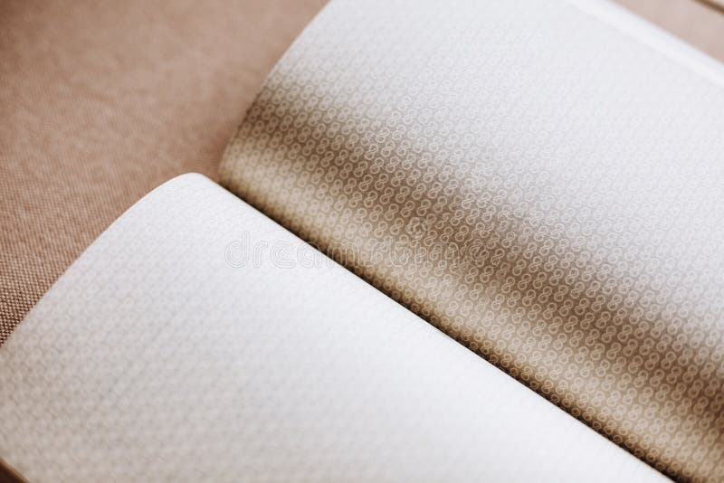 Expanded Book Blank for Inscription with Texture Stock Photo - Image of ...