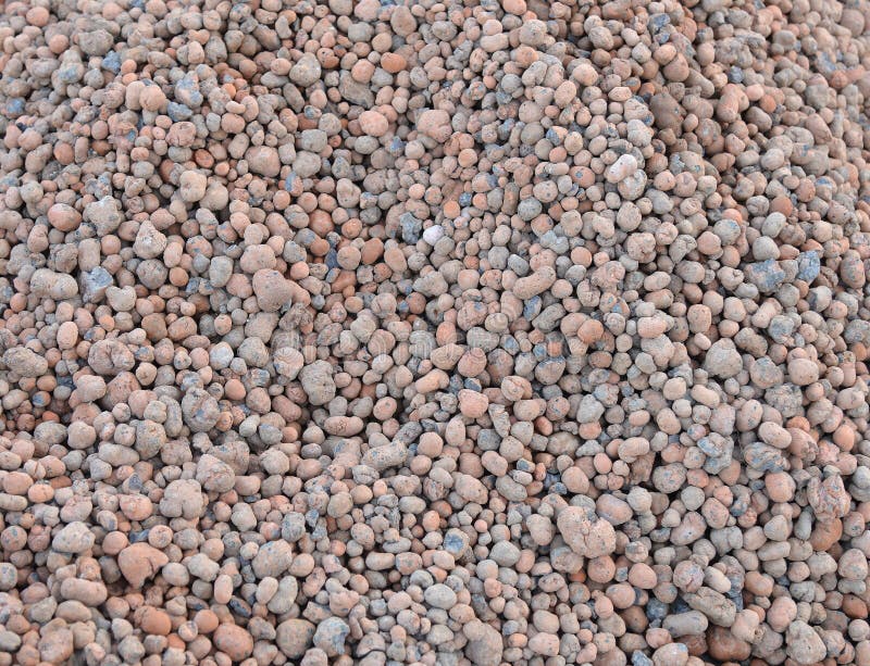 Expanded Clay Aggregate Close Up Top View Stock Image - Image of exclay ...