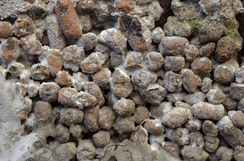 Expanded Clay and Concrete Texture Stock Photo - Image of natural ...