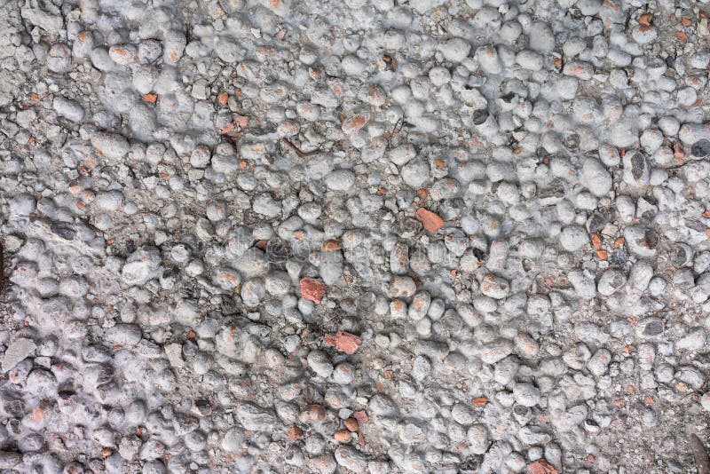 Expanded Clay Texture in Concrete Stock Image - Image of rock, gravel ...