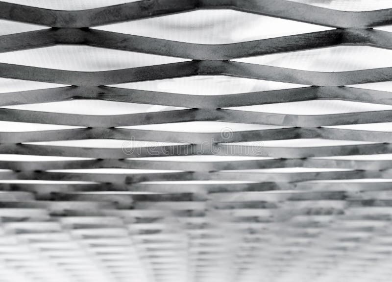 Expanded Steel Sheet Close-up, Steel Grating Structure Stock Photo ...