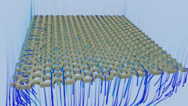 Expanded Metal Airflow Simulation - CFD Simulation Computational Fluid ...