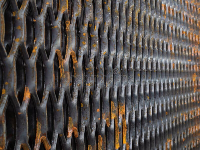 Expanded Metal Sheet for Use in Construction Stock Image - Image of ...