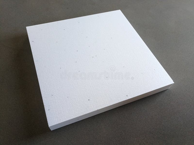 Expanded Polystyrene Layer on Concrete Subfloor Stock Image - Image of ...