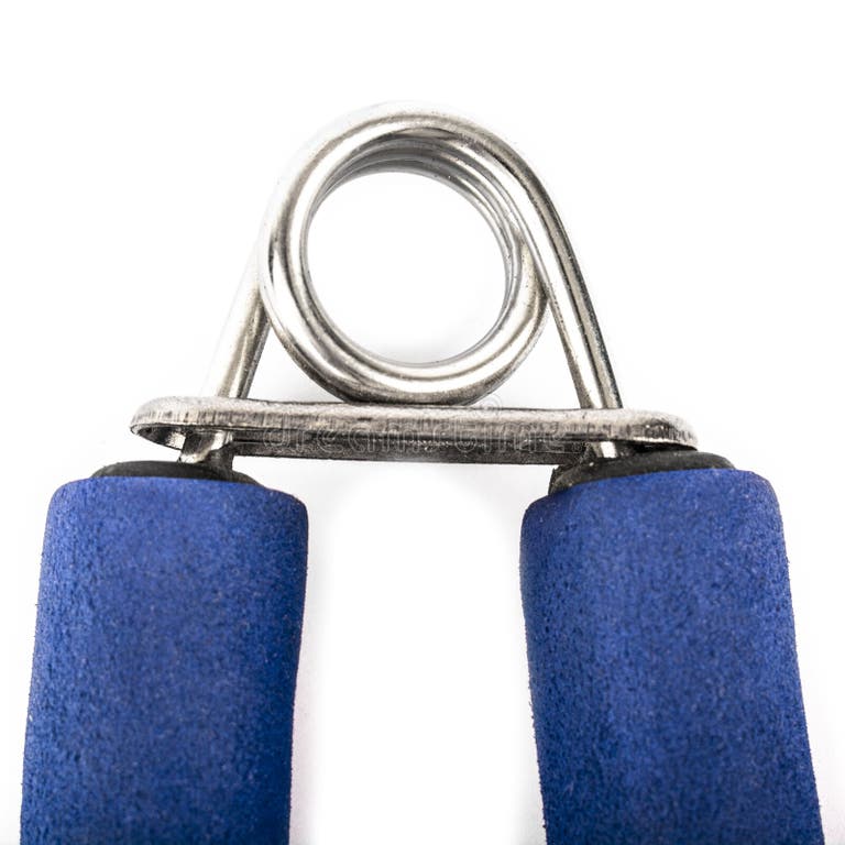 Expander with Blue Handles Isolated on White Background Stock Image ...