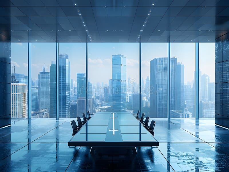 Expanding Business Horizons Towering Skyline Frames Modern ...