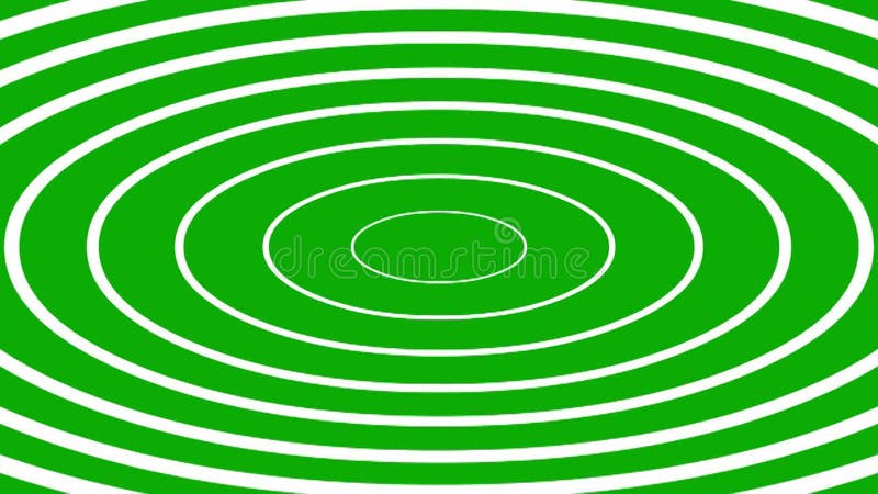 Expanding Circular Rings on Green Screen Background Stock Video - Video ...