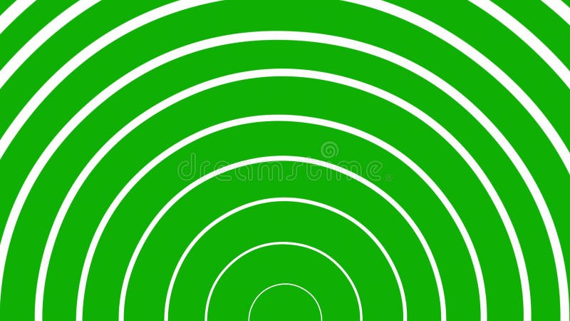 Expanding Circular Rings on Green Screen Background Stock Video - Video ...