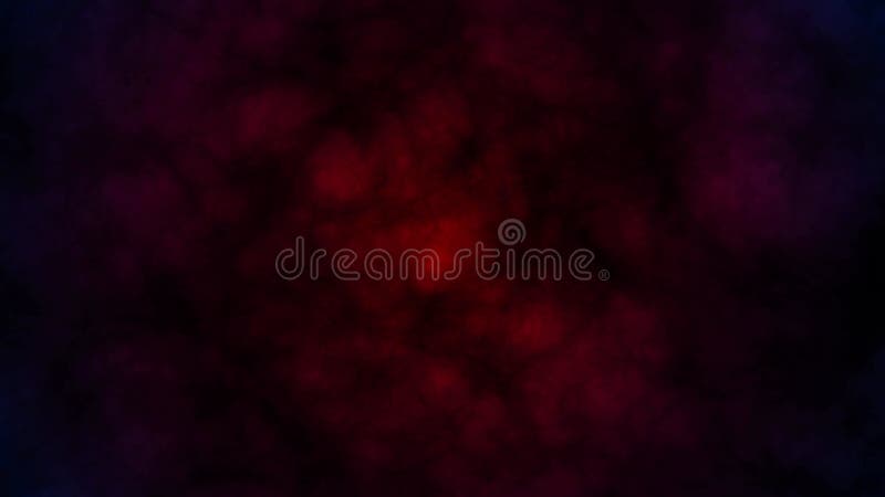 Expanding Cloud of Red Matter on a Dark Blue Background Stock Video ...