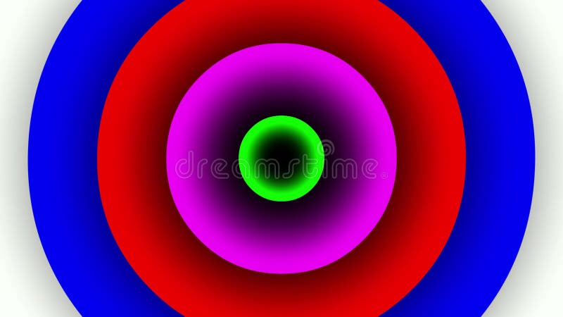 Expanding Colorful Circles Motion Graphics Background Stock Video ...