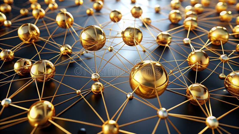 An Expanding Digital Network of Golden Spheres Illustrating ...