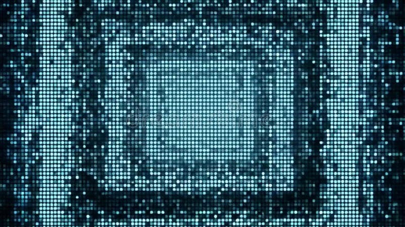 Expanding Dots Grid Tech Abstract Seamless Loop Stock Footage - Video ...