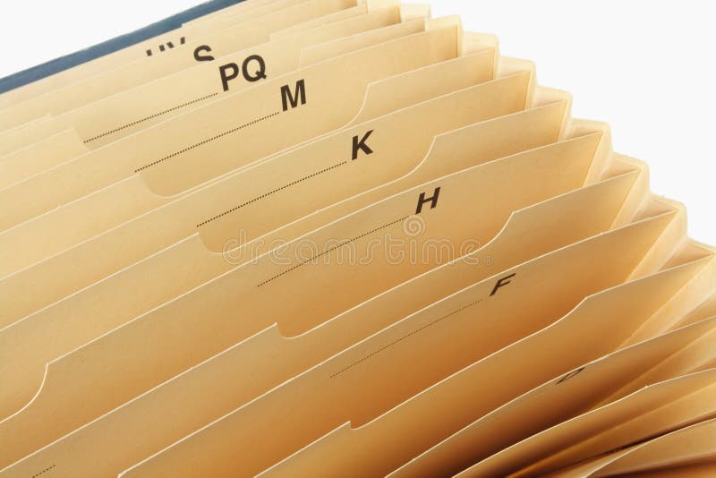 Expanding File stock photo. Image of divided, months - 40262352