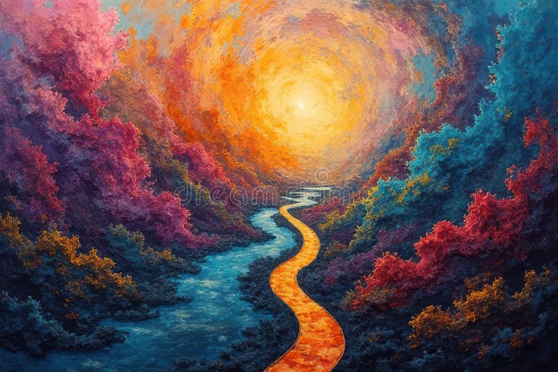 Expanding Horizons of Thought Stock Illustration - Illustration of ...