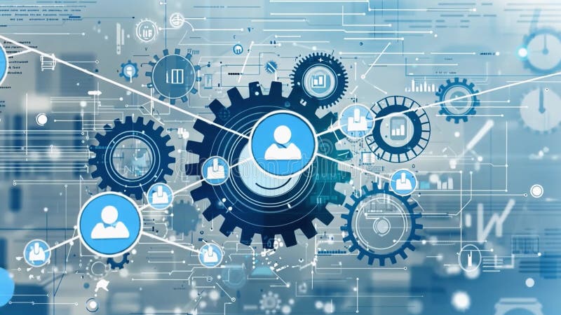 Expanding Network of Connected Users within a Digital Ecosystem Stock ...