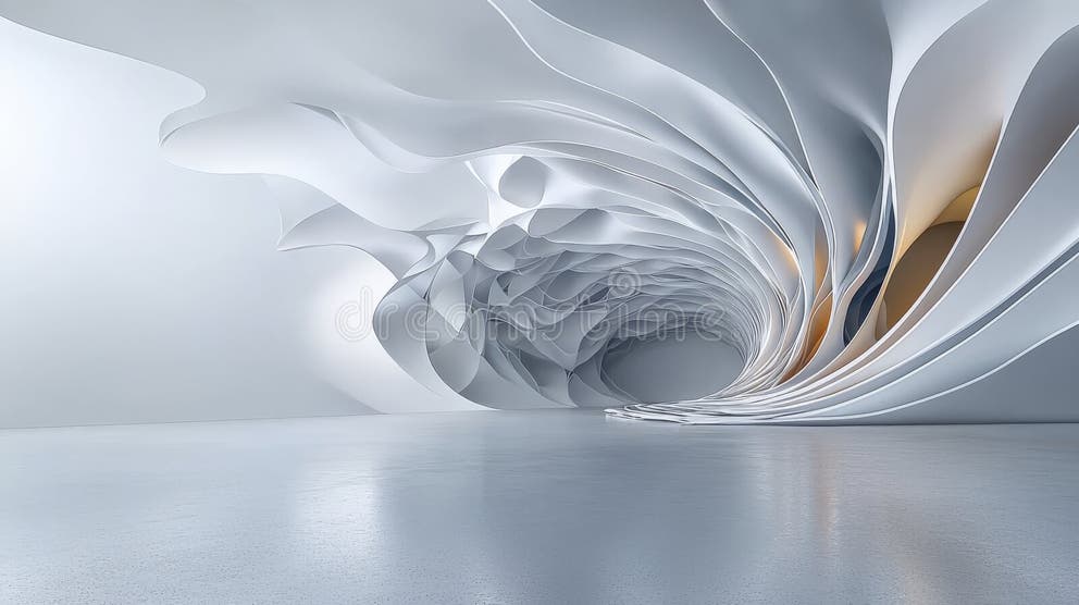 Expanding Shapes Create a Feeling of Motion in a Futuristic Environment ...