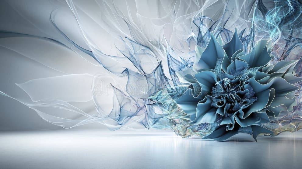 Expanding Shapes and Textures Create Fluid Motion in an Abstract Design ...