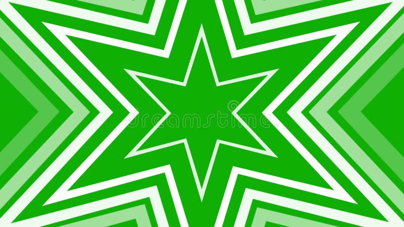 Expanding Star Shapes Motion Graphics with Green Screen Background ...