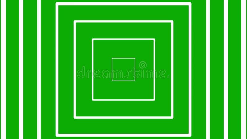 Expanding White Square Shapes on Green Screen Background Stock Footage ...