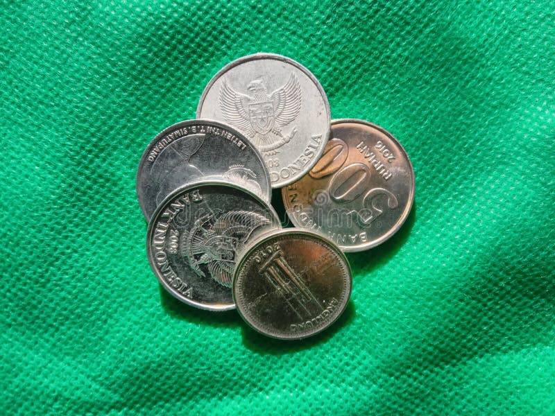 Expanse of Coins Gathered into One Stock Image - Image of expanse ...