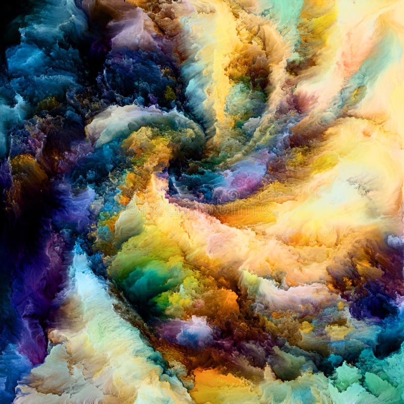 Expanse of Elevated Colors stock illustration. Illustration of ...