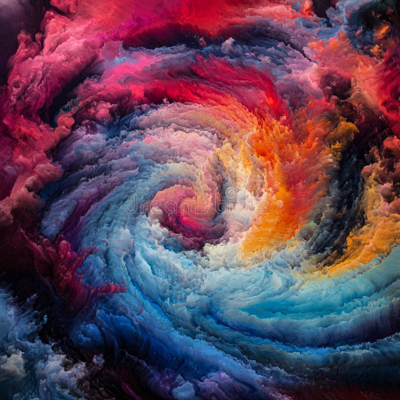 Expanse of Elevated Colors stock illustration. Illustration of ...