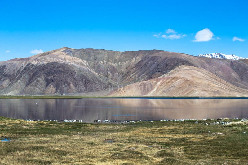 Expanse of Lake Bulun-Kul. Tajikistan Stock Image - Image of leisure ...