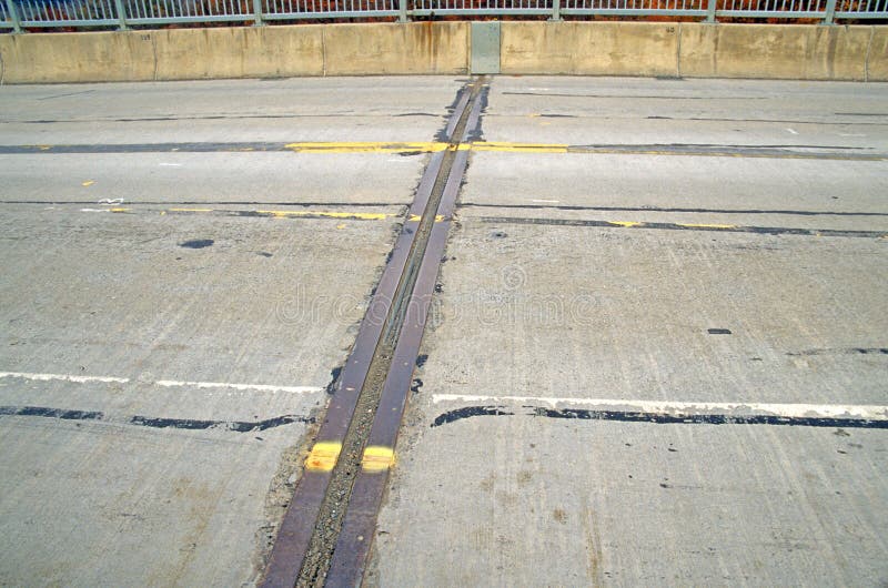 Bridge expansion joint stock photo. Image of street, asphalt - 16566396