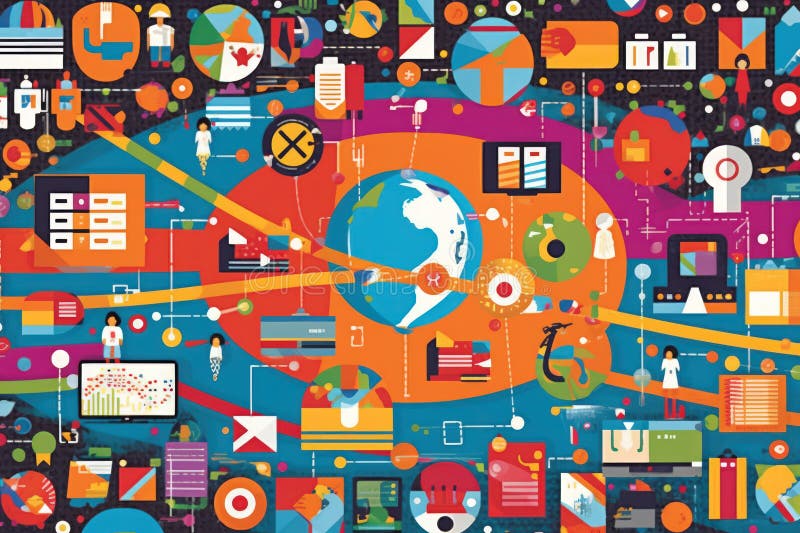 Expansion of Online Educational Resources - Generative AI Stock ...