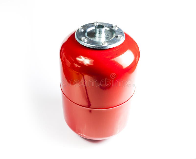 Expansion Tank Isolated on White Background Stock Image - Image of ...