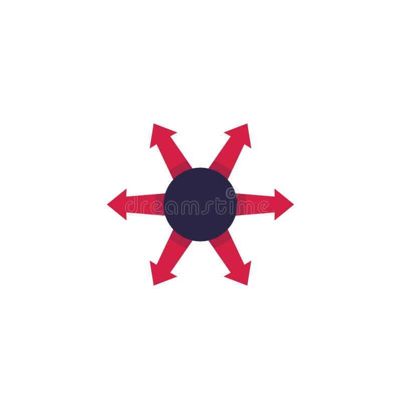 Expansion vector icon stock vector. Illustration of expand - 162687974