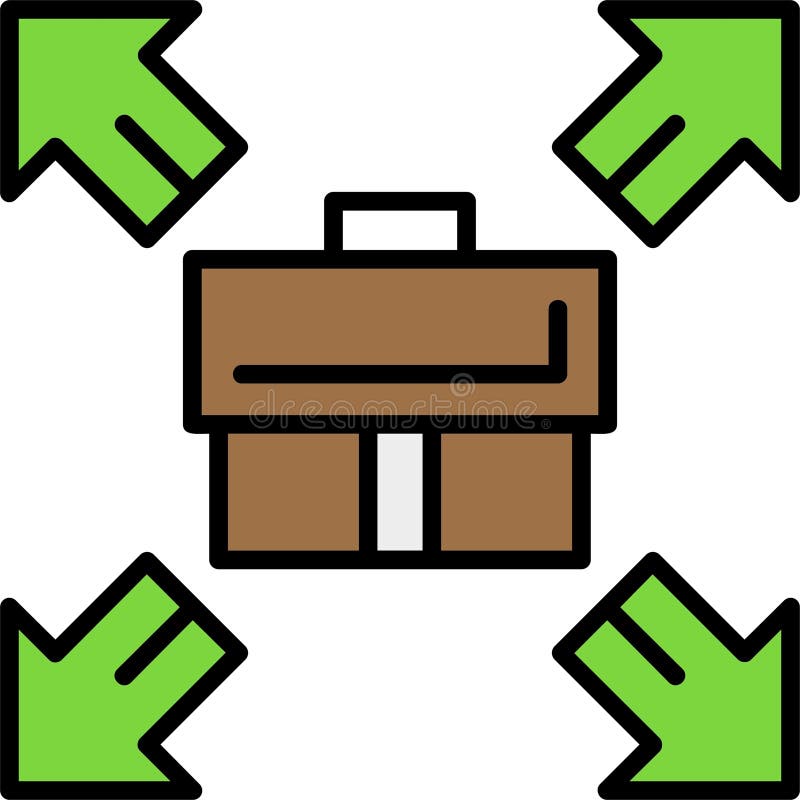 Expansion Vector Icon Design Stock Vector - Illustration of ...