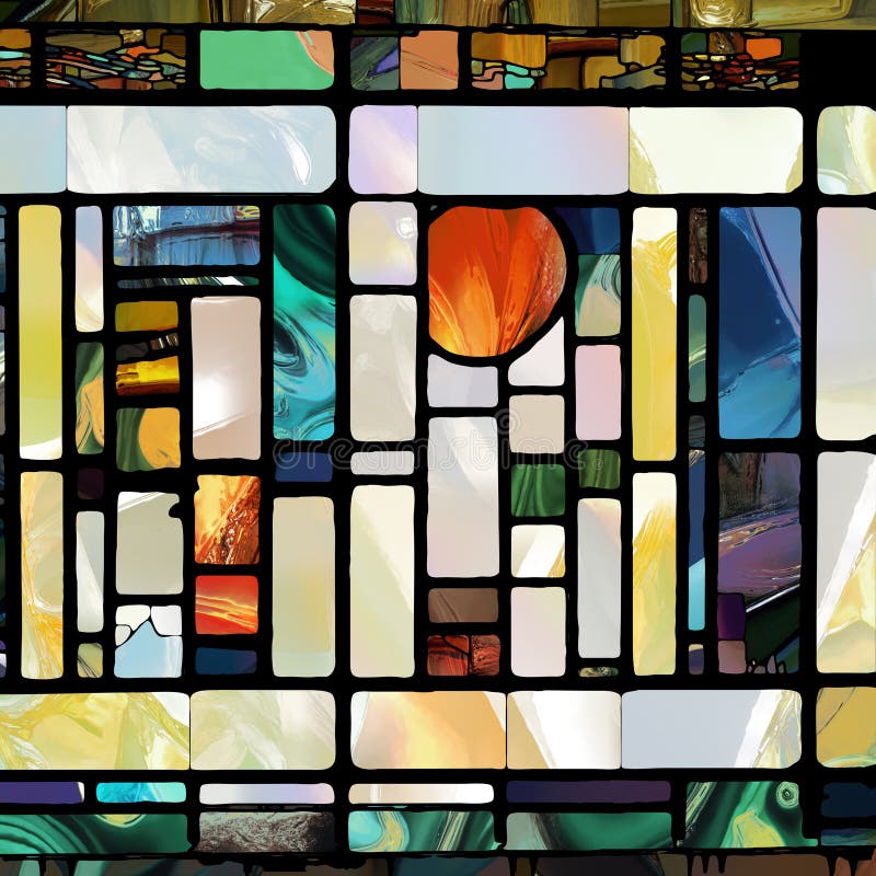 Expansion of Vivid Glass stock illustration. Illustration of ...