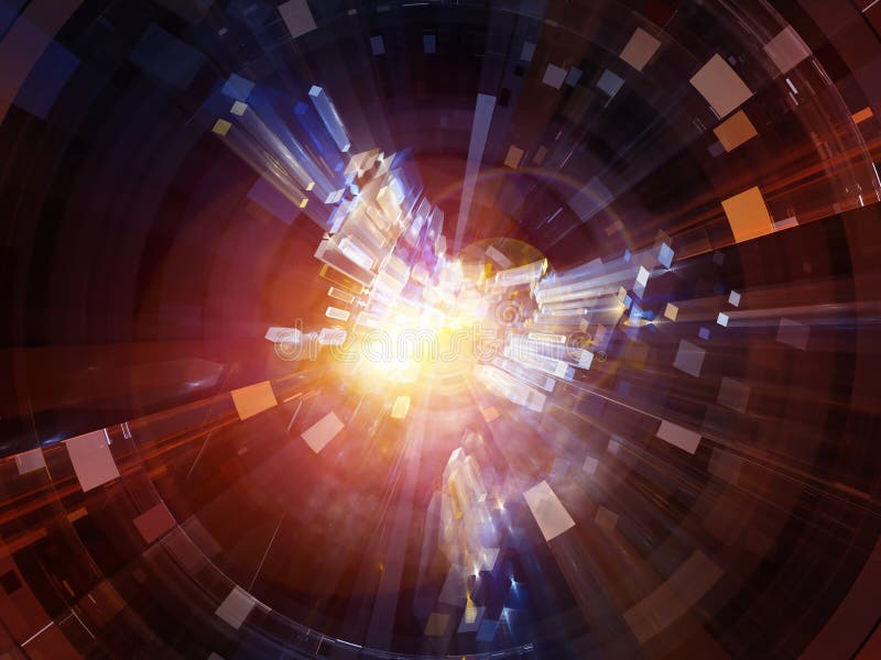 Expansive Acceleration stock illustration. Illustration of perspective ...