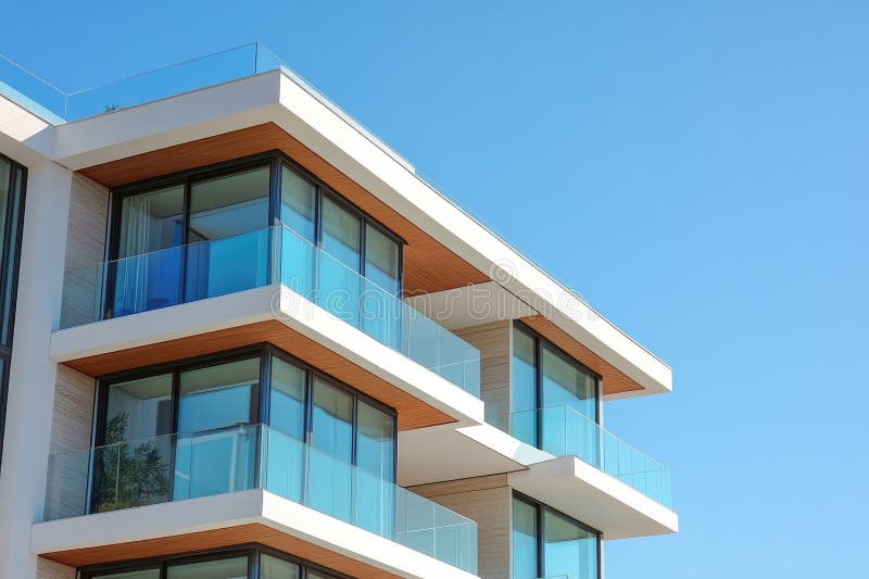 An Expansive Apartment Building Featuring Numerous Windows and ...