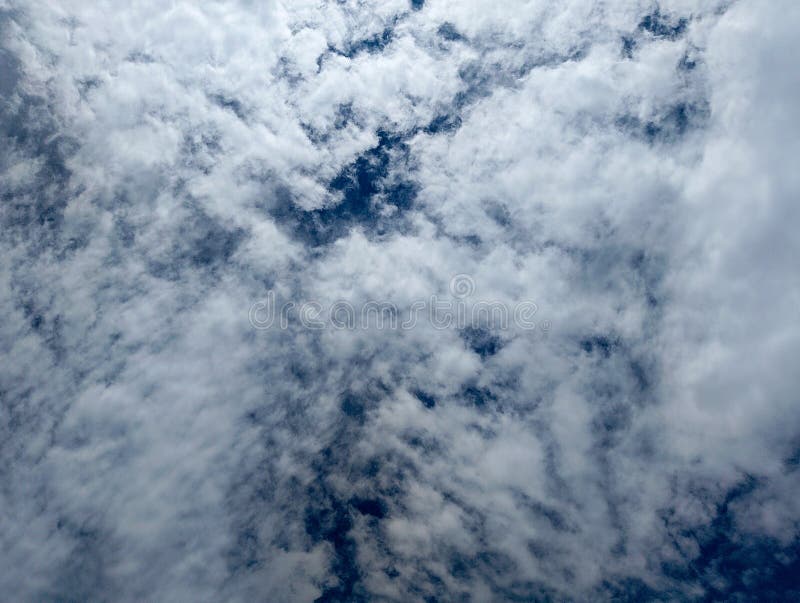 Dynamic Cloud Formations in Blue Sky Stock Image - Image of vast ...